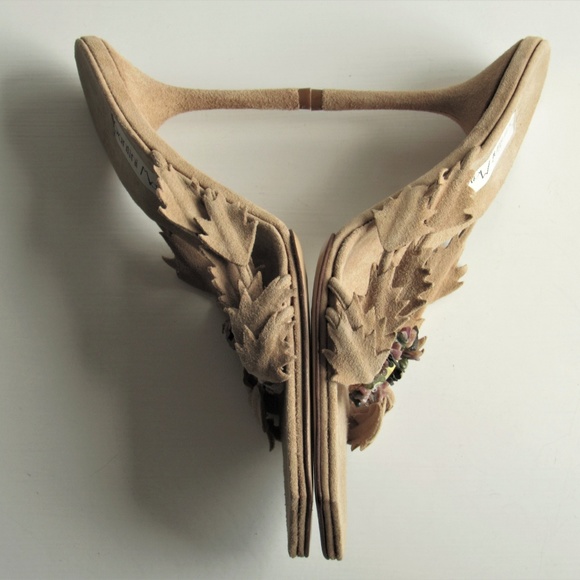 Santini Mavardi | Shoes | Santini Mavardi Miami Jada Jeweled Suede ...